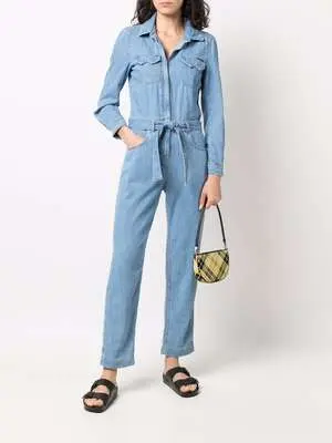 WASHINGTON DEE-CEE Straight-leg Denim Jumpsuit