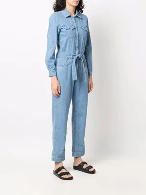 WASHINGTON DEE-CEE Straight-leg Denim Jumpsuit