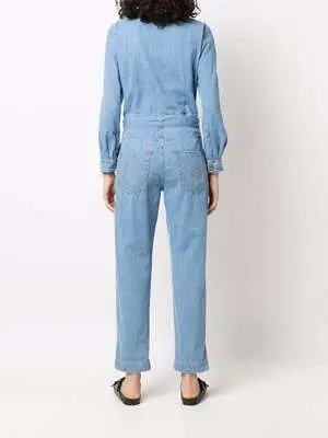 WASHINGTON DEE-CEE Straight-leg Denim Jumpsuit