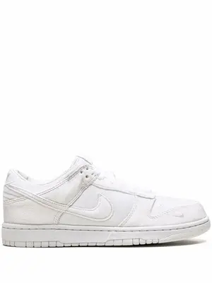 Nike X Dover Street Market Dunk Low Triple Velvet Sneakers - White