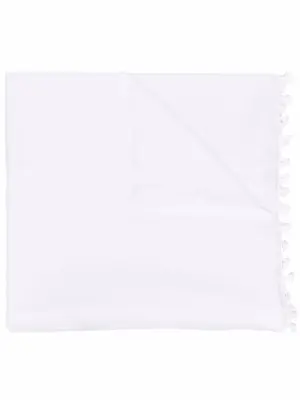 Melissa Odabash Pareo Tassel Scarf - White