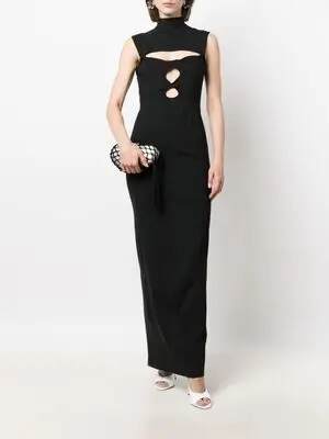 Jacquemus La Robe Palmi Cut-out Maxi Dress