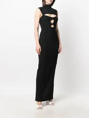 Jacquemus La Robe Palmi Cut-out Maxi Dress