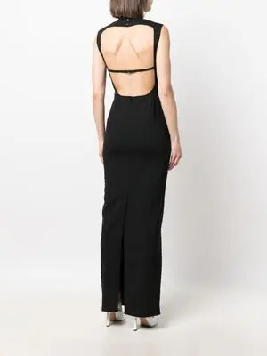 Jacquemus La Robe Palmi Cut-out Maxi Dress