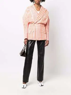 VIVIENNE WESTWOOD Double Breasted Check Blazer