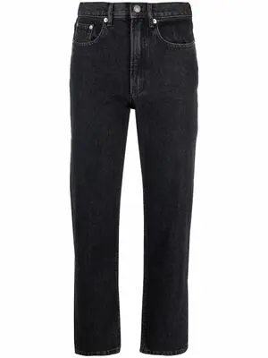 A.p.c. Mid-rise Straight-leg Denim Jeans - Black