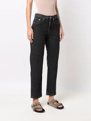 A.p.c. Mid-rise Straight-leg Denim Jeans - Black