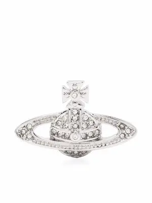 VIVIENNE WESTWOOD Mini Bas Relief Pin - Silver
