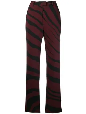 Roberto Cavalli Zebra Print Trousers