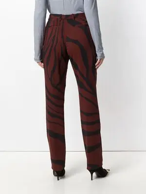 Roberto Cavalli Zebra Print Trousers