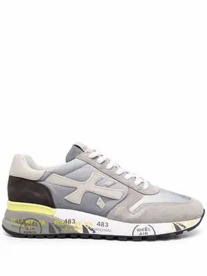 Premiata Mick Color-block Sneakers - Grey