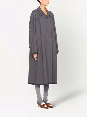 Miu Miu Prince Of Wales Check Wool Coat