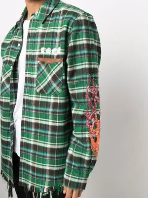 Amiri X The Great City Workshop Checked Shirt
