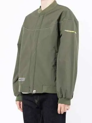 A BATHING APE® World Gone Mad Bomber Jacket