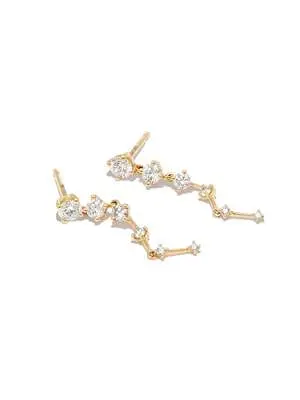 Fernando Jorge 18kt Yellow Diamond Sequence Drop Earrings