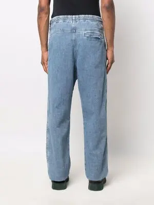 DIESEL® D-martians Track 09d01 Wide-leg Jeans - Blue