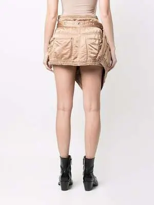 DIESEL® Asymmetric Drape Mini Skirt