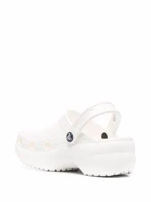 CROCS Platform-sole Clog Sandals