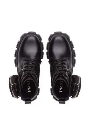 Prada - Monolith Leather Boots