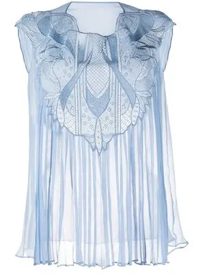 Alberta Ferretti Square Neck Blouses