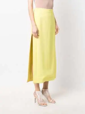 Emilio Pucci High-waisted Slit Detail Ankle-length Skirt
