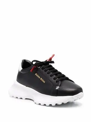 GIULIANO GALIANO Side Logo-print Sneakers - Black