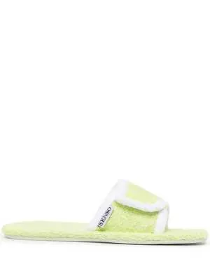 Senso Iris Towelling Sandals - Green