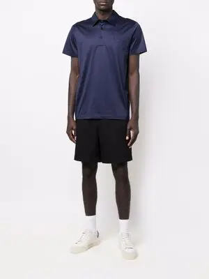 BILLIONAIRE Short-sleeved Polo Shirt - Blue