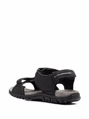 Geox Strada Double-strap Sandals - Black