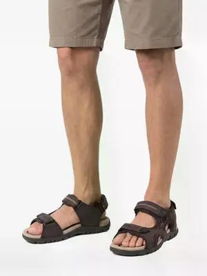 Geox Strada Double-strap Sandals - Brown