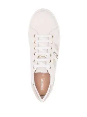 Geox Skyely Leather Trainers