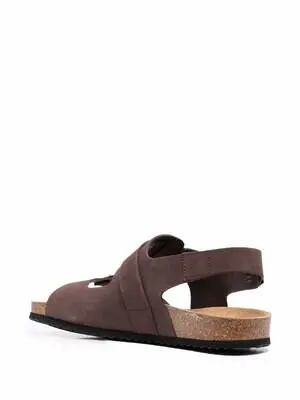 Geox Ghita Leather Sandals - Brown