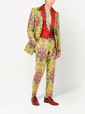 Dolce & Gabbana Patterned Jacquard Trousers