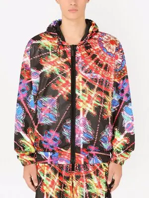 Dolce & Gabbana Luminaire-print Lightweight Jacket