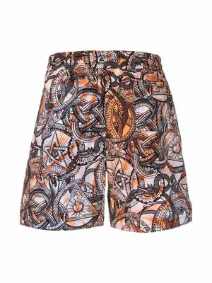 Aries Graphic-print Swim Shorts