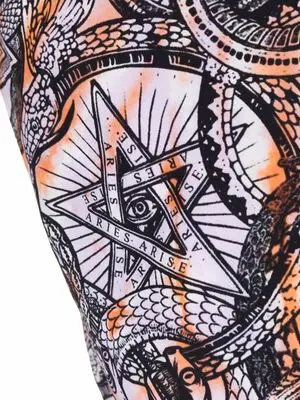 Aries Graphic-print Swim Shorts