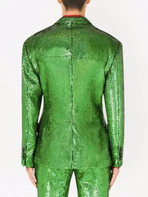 Dolce & Gabbana Sequin-embellished Double-breasted Blazer