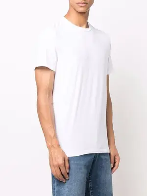 Majestic Filatures Round Neck Short-sleeved T-shirt - White