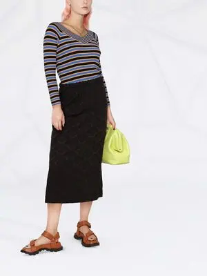 Andersson Bell Striped Rib-knit Jumper