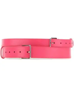 Alexander McQueen Buckle-fastened Leather Belt