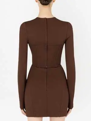 Dolce & Gabbana Long-sleeve Corset Top