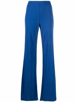 Alberta Ferretti High-waist Tailored Trousers - Blue