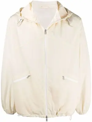 JIL SANDER Zip-up Hooded Jacket