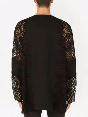 Dolce & Gabbana Lace-detail Long-sleeve T-shirt