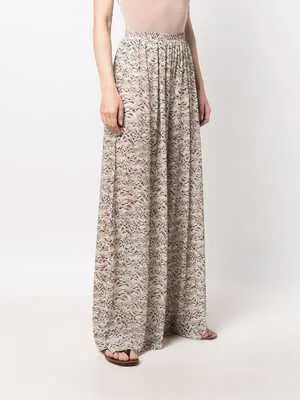 Patrizia Pepe Graphic-print Trousers
