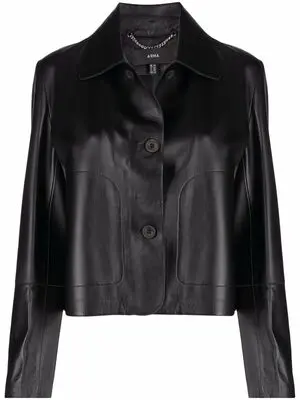ARMA Classic Collar Leather Jacket
