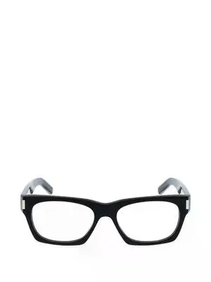 Saint Laurent Wayfarer Frame Eyeglasses - Black