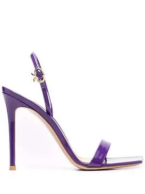 GIANVITO ROSSI Ribbon Open-toe Heeled Leather Sandals