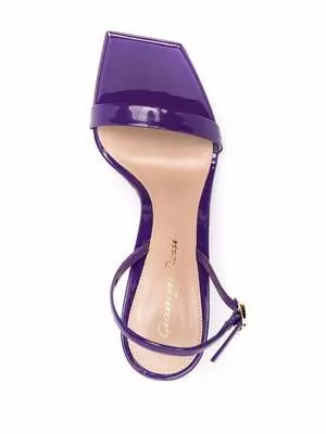 GIANVITO ROSSI Ribbon Open-toe Heeled Leather Sandals