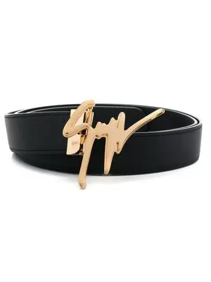 GIUSEPPE ZANOTTI Logo-plaque Buckle Belt